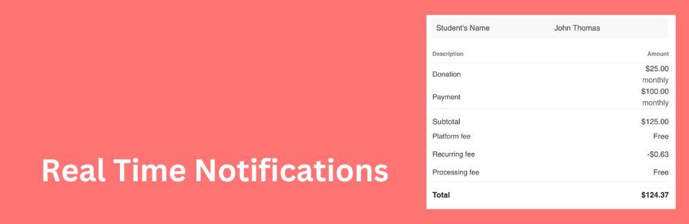 Real-Time Notifications - Receive Email Notifications for Payments and Responses